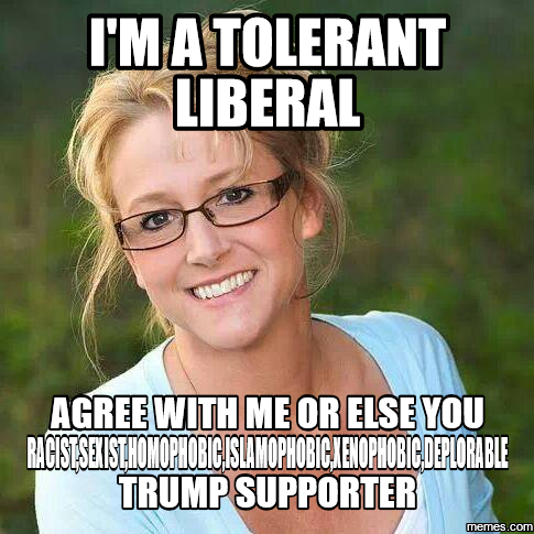 Liberal Tolerance Memes Opinion | What Liberals Miss About The MAGA