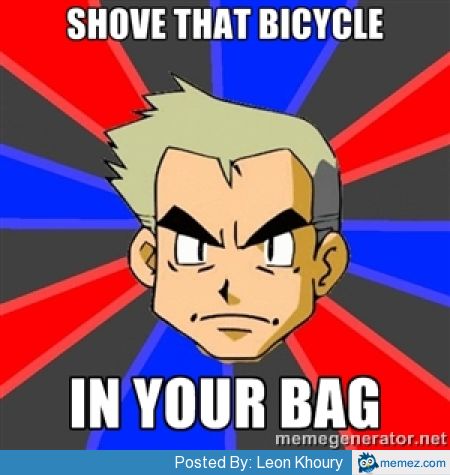Pokemon Bicycle Memes